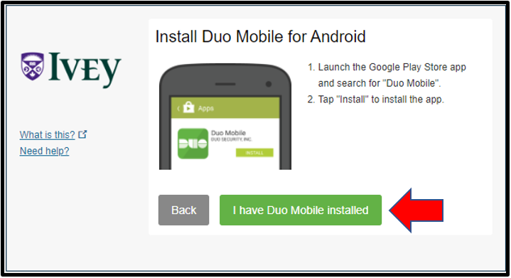 How to set up Duo MFA