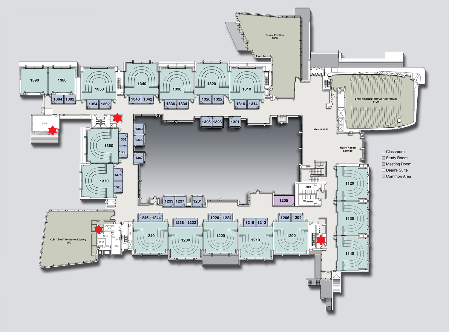 Student Printer Locations