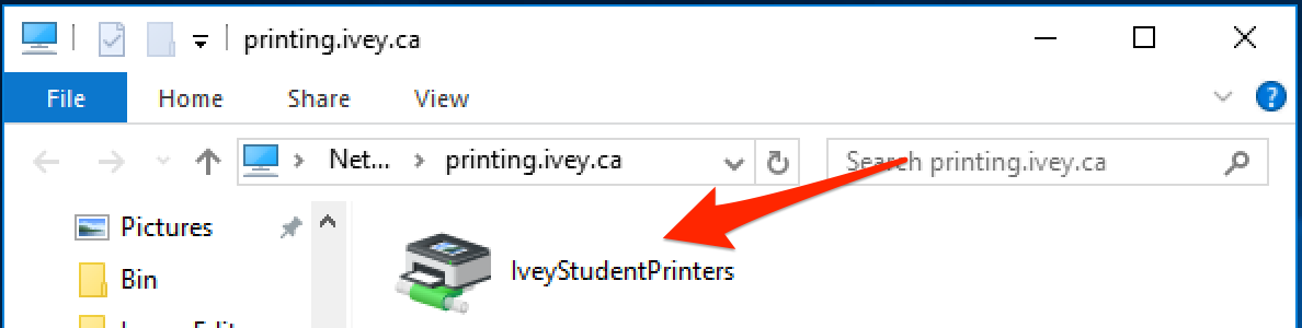 Windows 10 Printing - Installing Ivey Student Printers