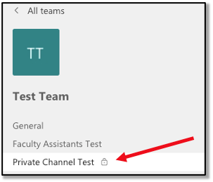 Microsoft Teams - How to create private channels