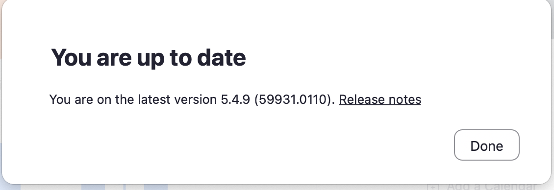 How to Update Zoom