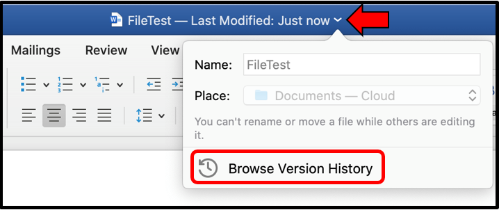 How to revert back to previous versions of OneDrive (365 Online) documents